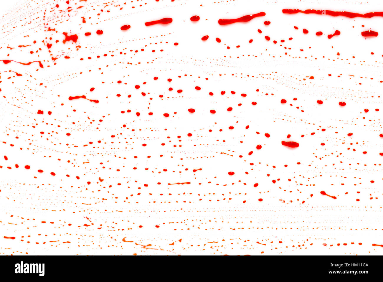 Halloween concept : Blood splatter on white background Stock Photo - Alamy