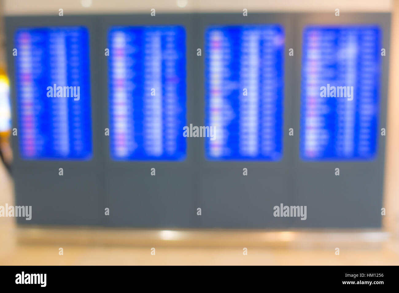Abstract blur flight information screen in airport terminal Stock Photo ...