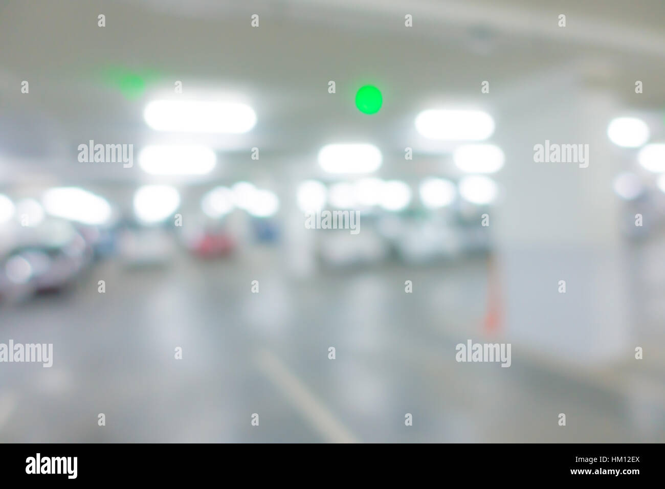 Abstract blur car park background Stock Photo - Alamy