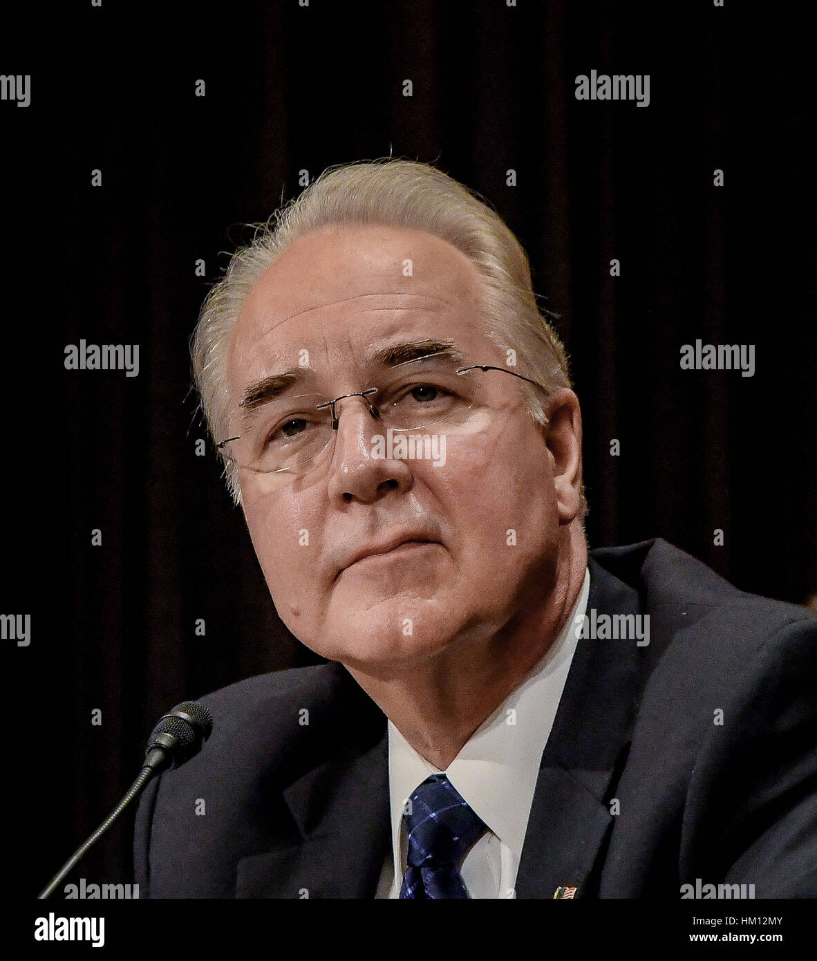 Washington, DC., USA, 18th January, 2017 Congressman Dr. Tom Price (R ...