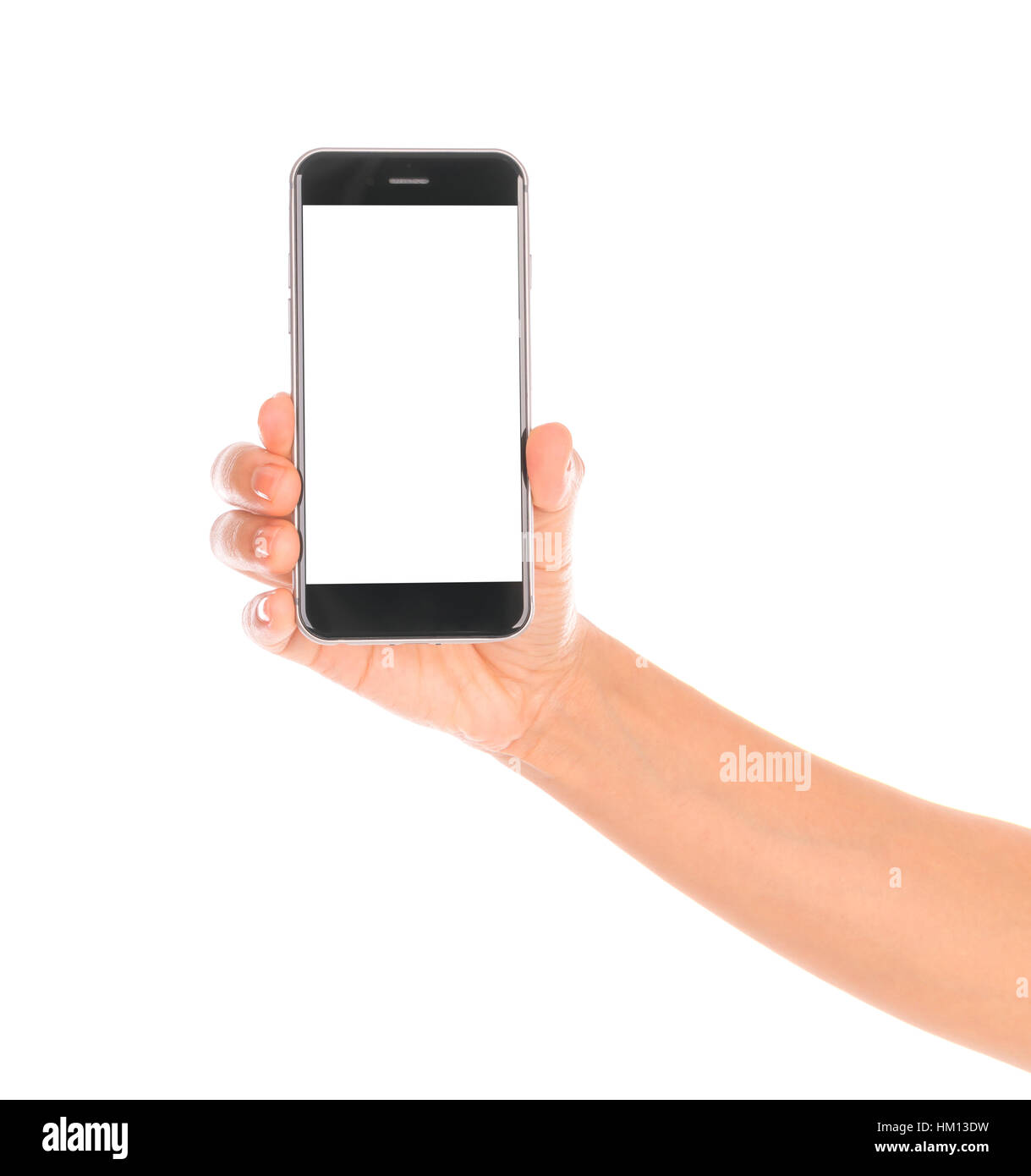 Business hand with mobile phone Stock Photo - Alamy