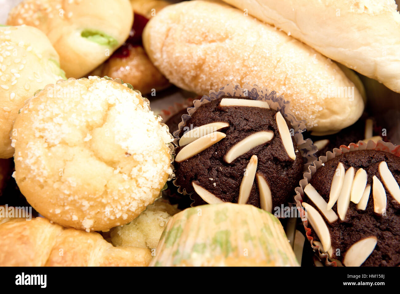 Fresh healthy natural bread food Stock Photo - Alamy
