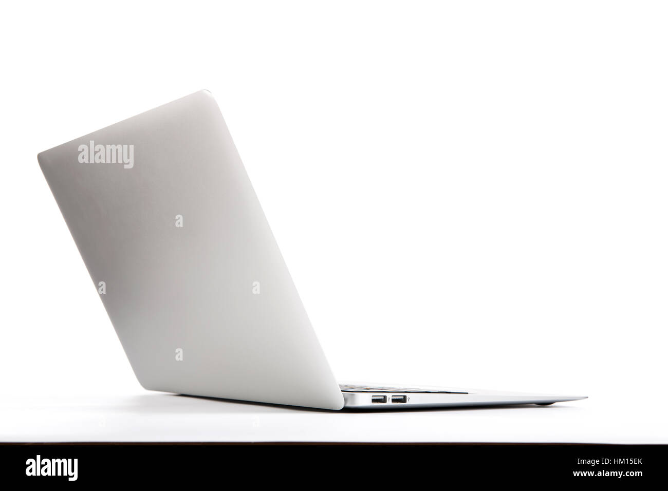 Laptop isolated on white background Stock Photo - Alamy