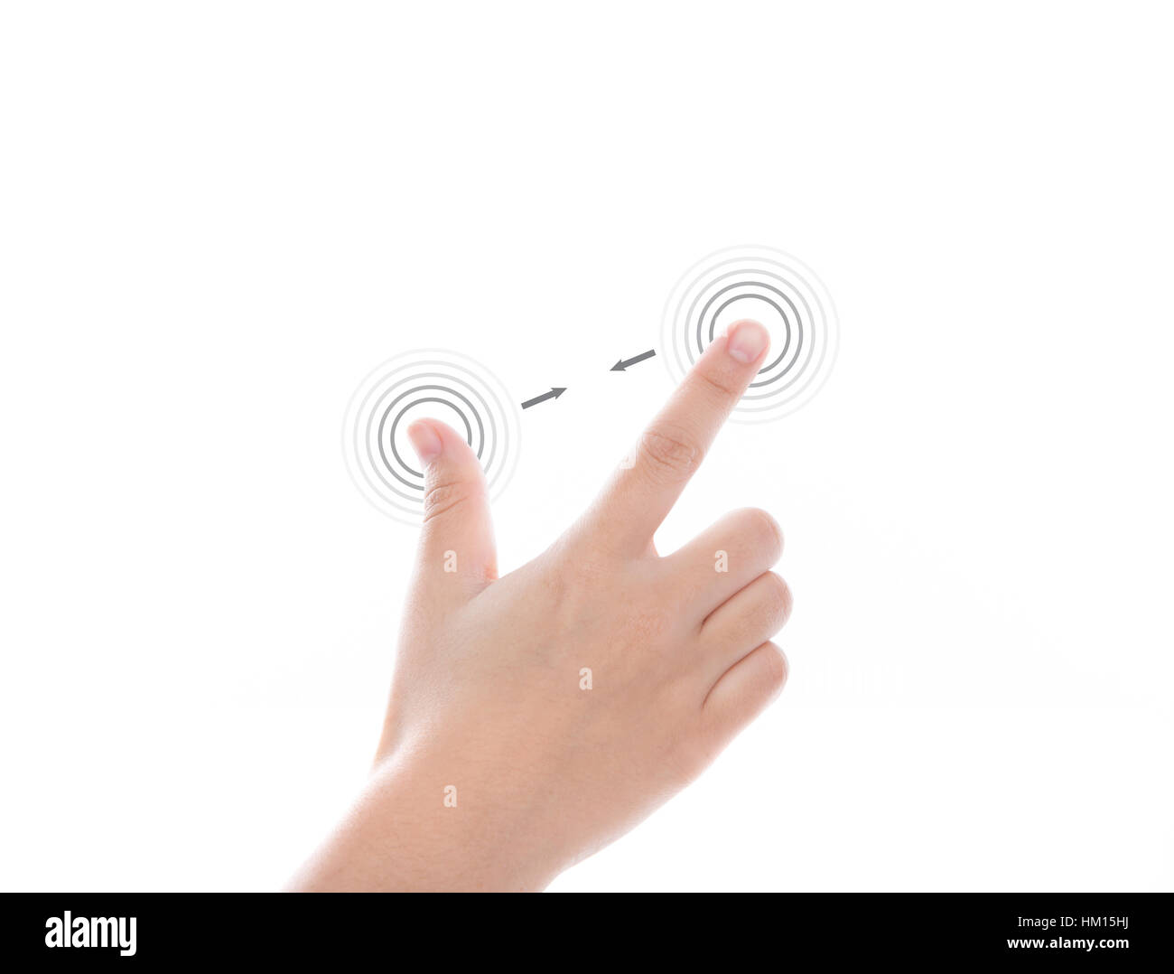 Touchscreen finger futuristic screen Cut Out Stock Images & Pictures ...