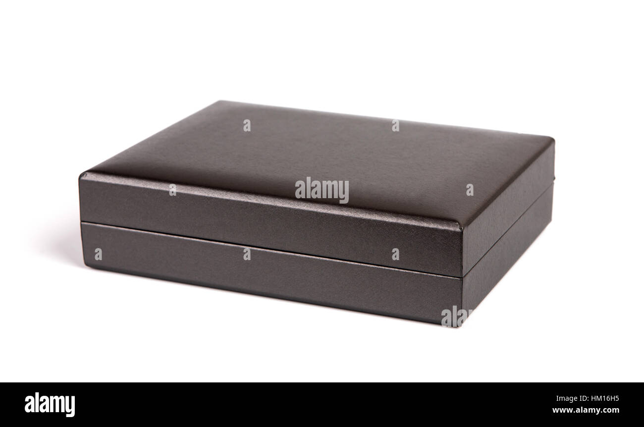 Black leather box Stock Photo - Alamy