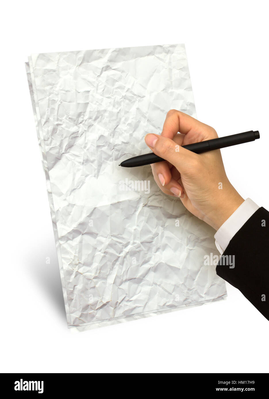 Blank paper word plan Cut Out Stock Images & Pictures - Alamy