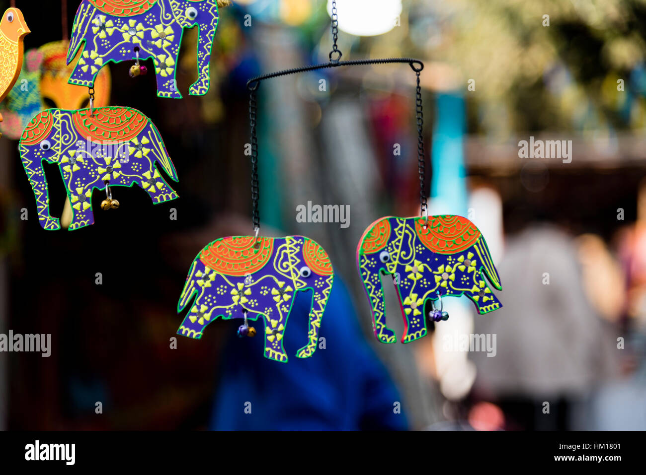 Beautiful handicrafts for sale at a shop Stock Photo - Alamy