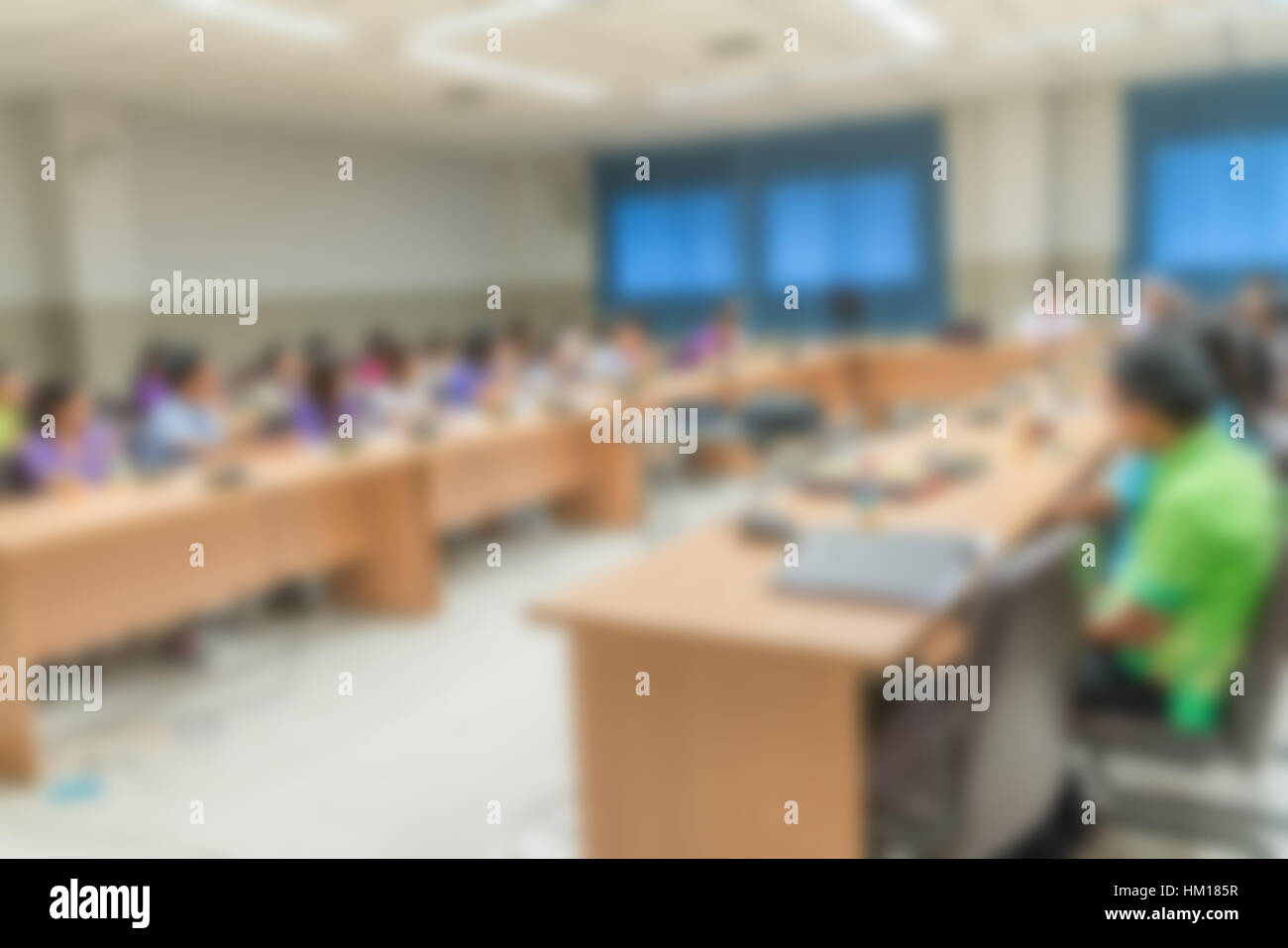 Abstract blur Business Conference and Presentation Stock Photo - Alamy
