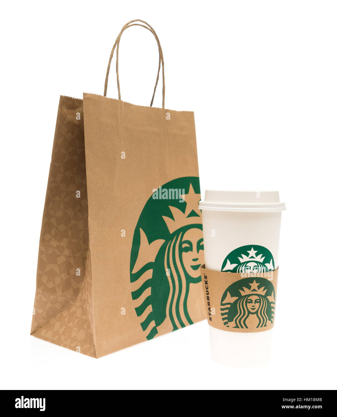 Starbucks paper cup Cut Out Stock Images & Pictures - Alamy