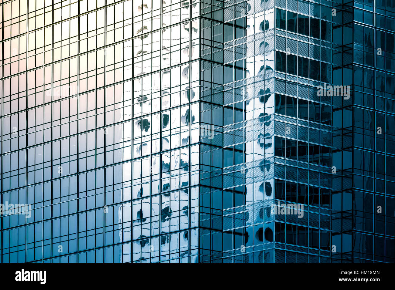 Windows of commercial building in Hong Kong Stock Photo - Alamy