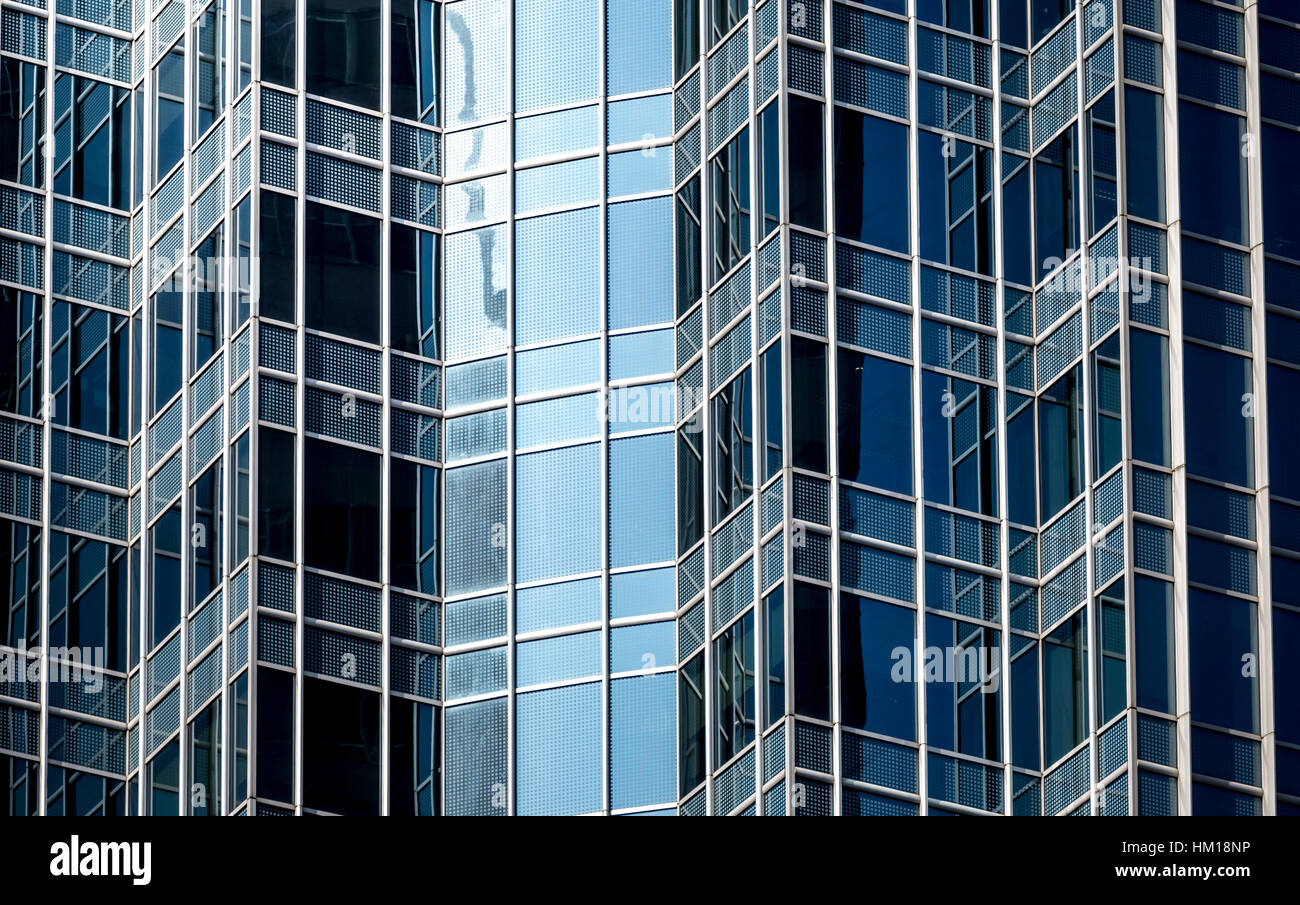 Windows of commercial building in Hong Kong Stock Photo - Alamy