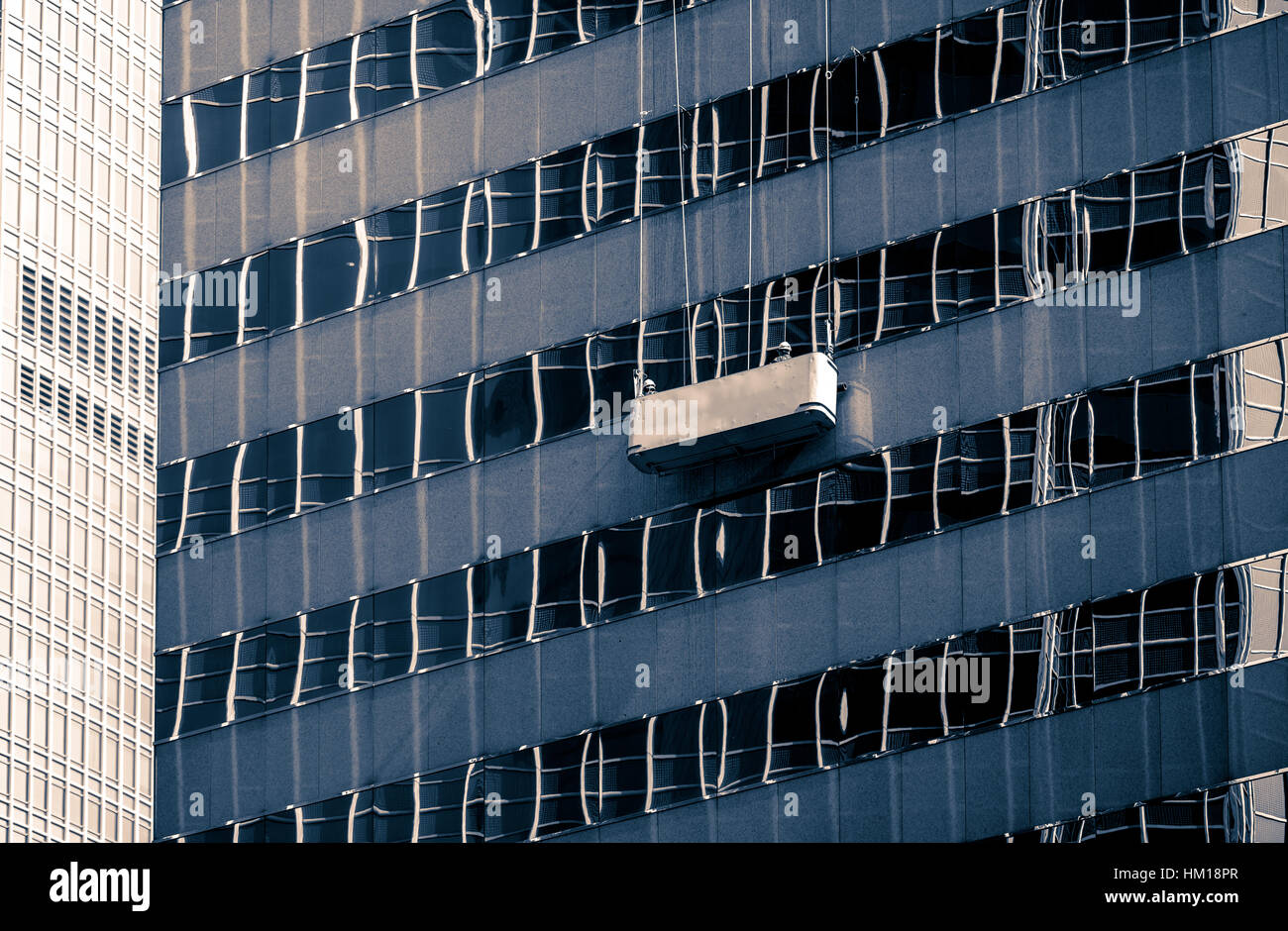 Windows of commercial building in Hong Kong Stock Photo - Alamy