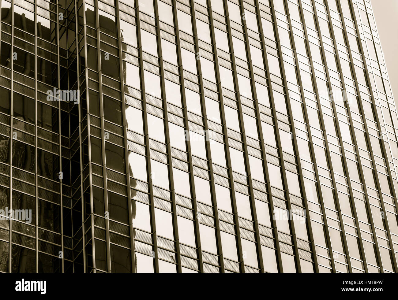 Windows of commercial building in Hong Kong Stock Photo - Alamy