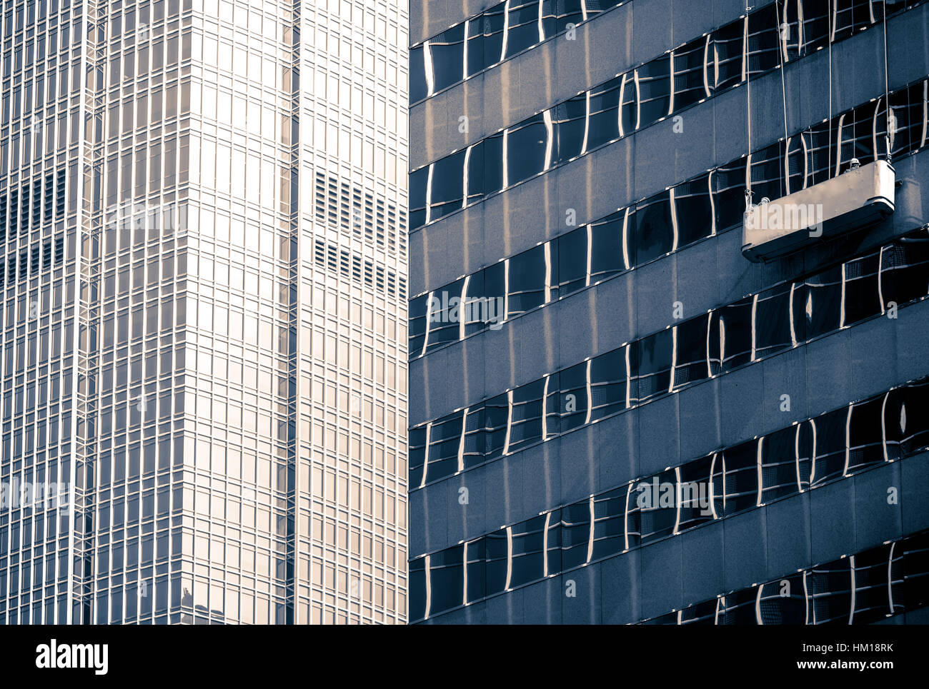 Windows of commercial building in Hong Kong Stock Photo - Alamy