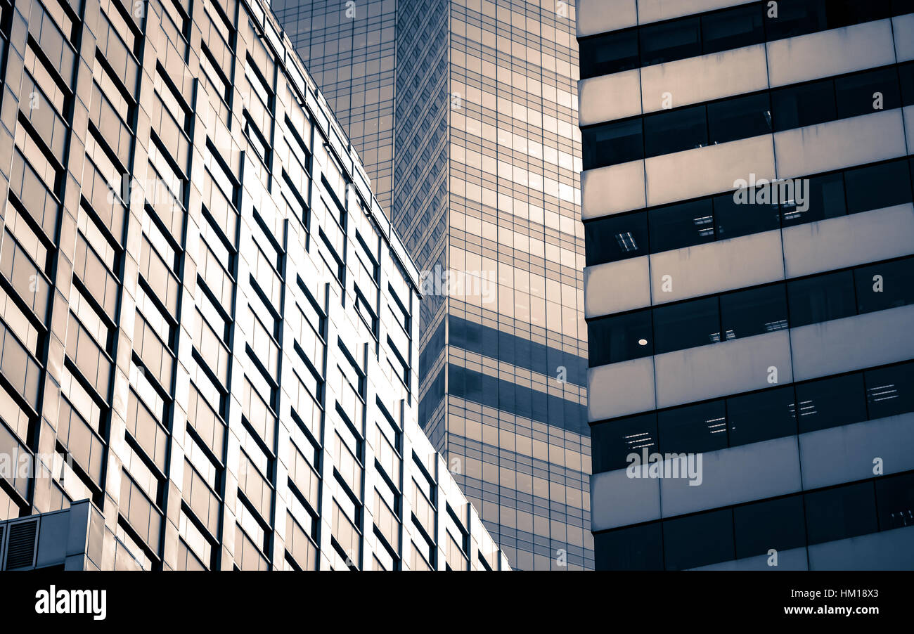 Windows of commercial building in Hong Kong Stock Photo - Alamy