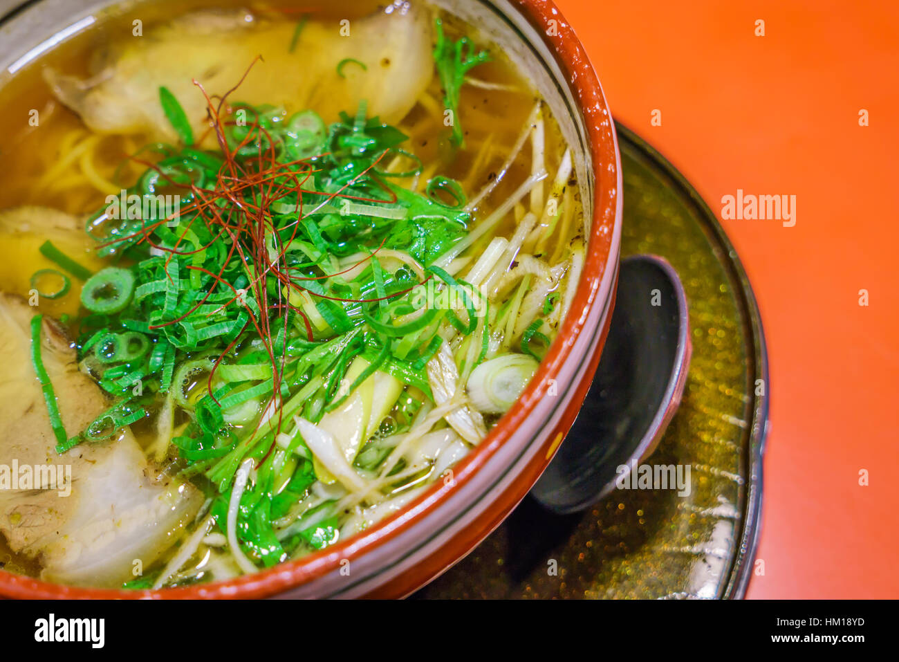 Japanese ramen noodle on table Stock Photo - Alamy