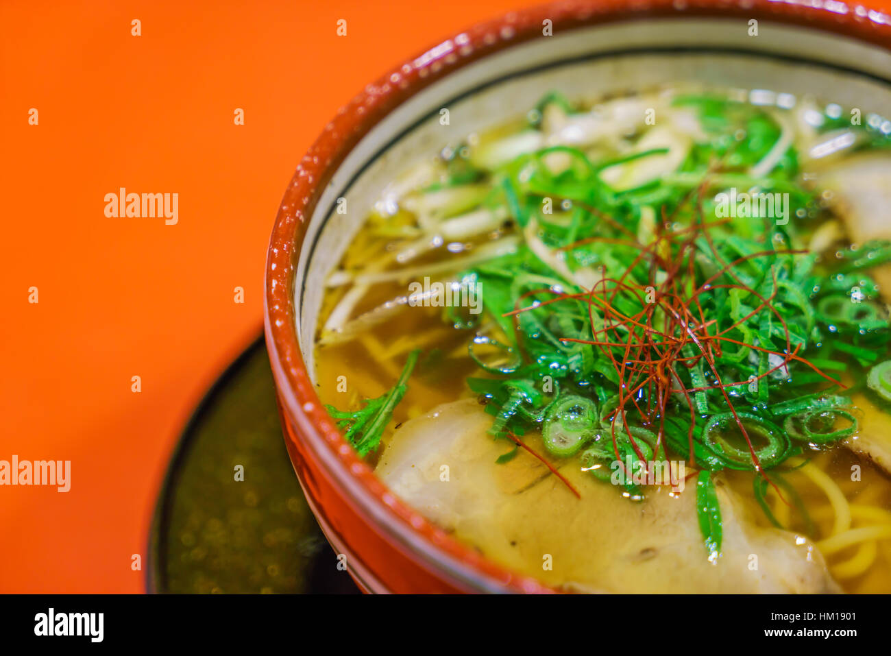 Japanese ramen noodle on table Stock Photo - Alamy