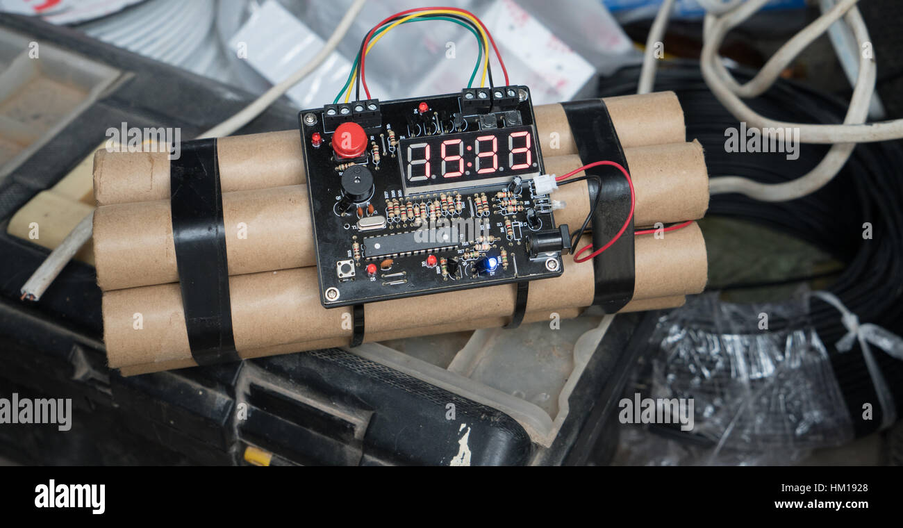 TNT time bomb Stock Photo - Alamy