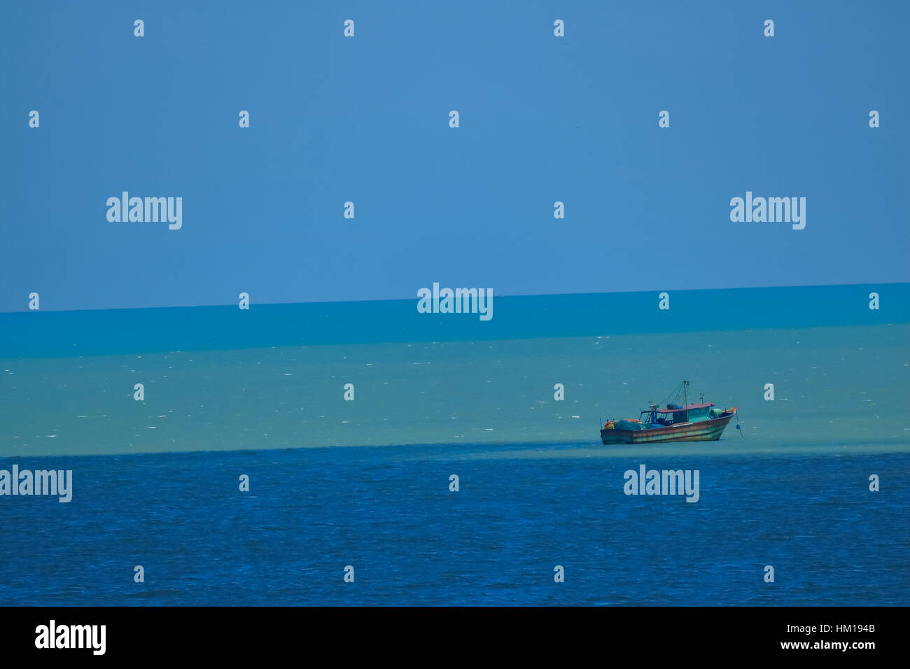 natures beauty .Diffrent shadows of sea Stock Photo - Alamy