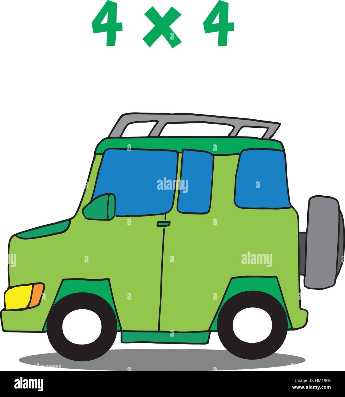 4x4 activity Stock Vector Images - Alamy