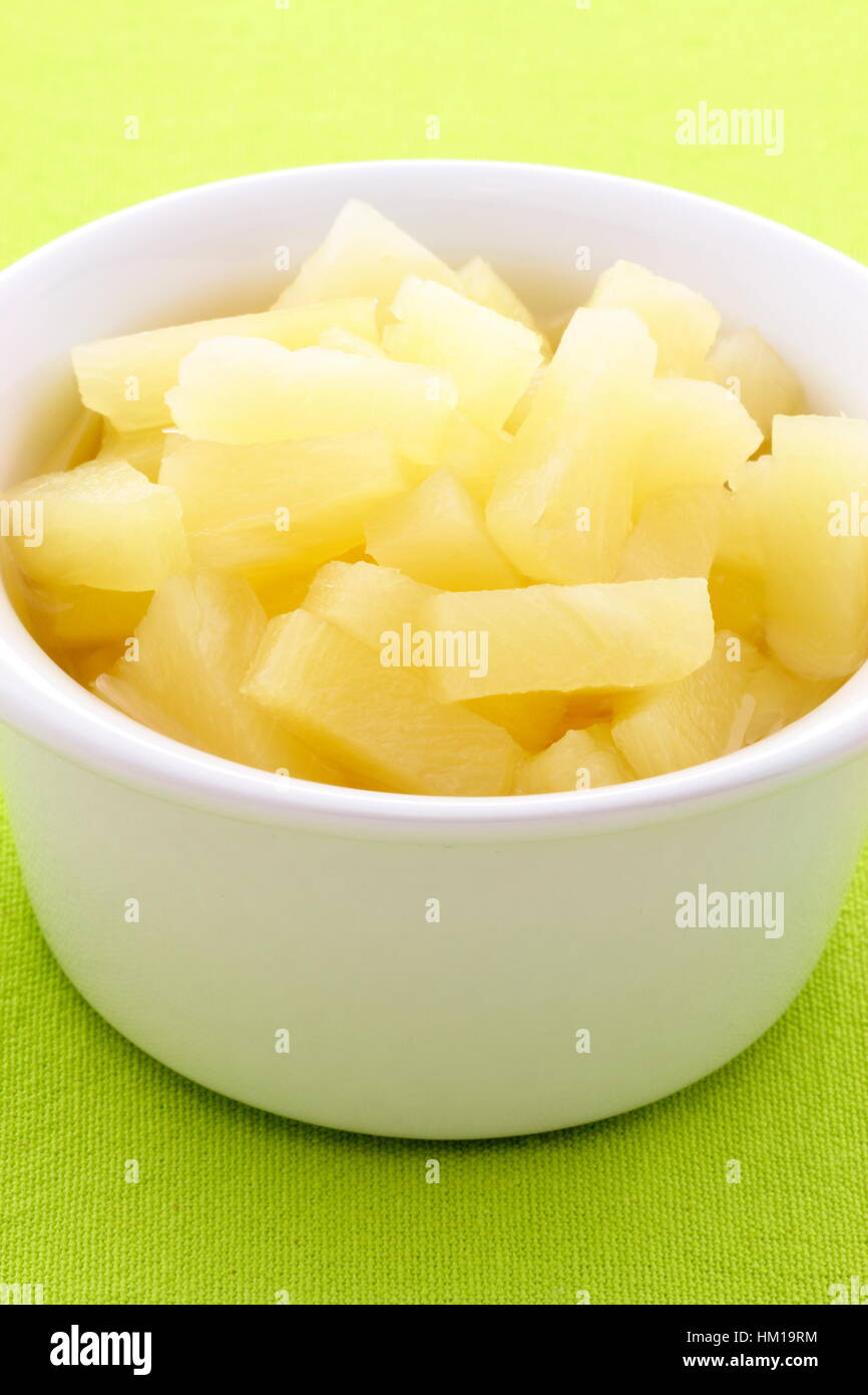 homemade pinapple tidbits, tangy and sweet fruit with a vibrant ...