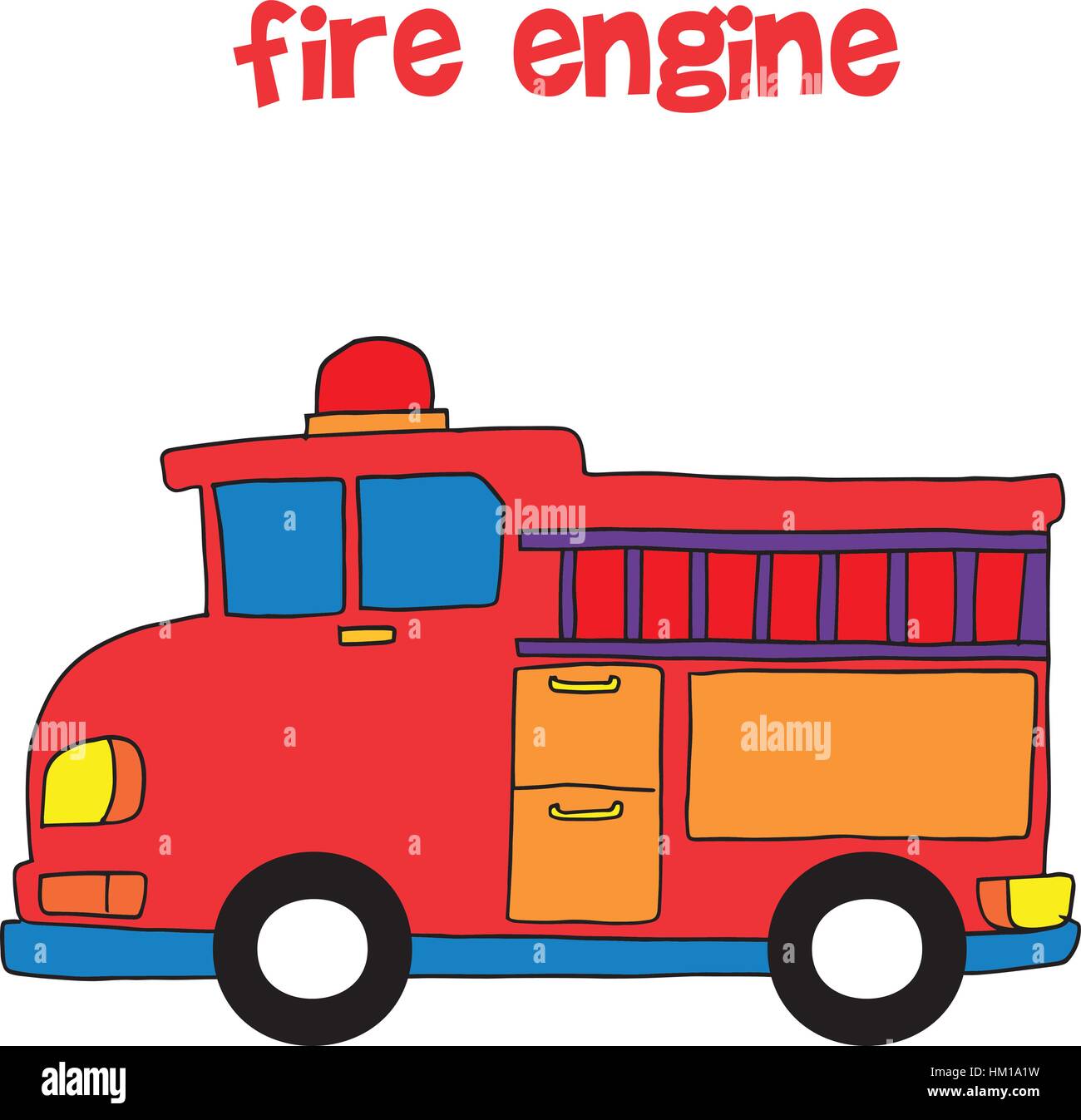 Fire engine company Stock Vector Images - Alamy