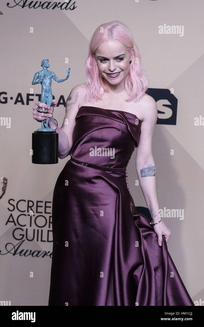 Los Angeles, USA. 29th Jan, 2017. Actress Taryn Manning, co-recipient ...