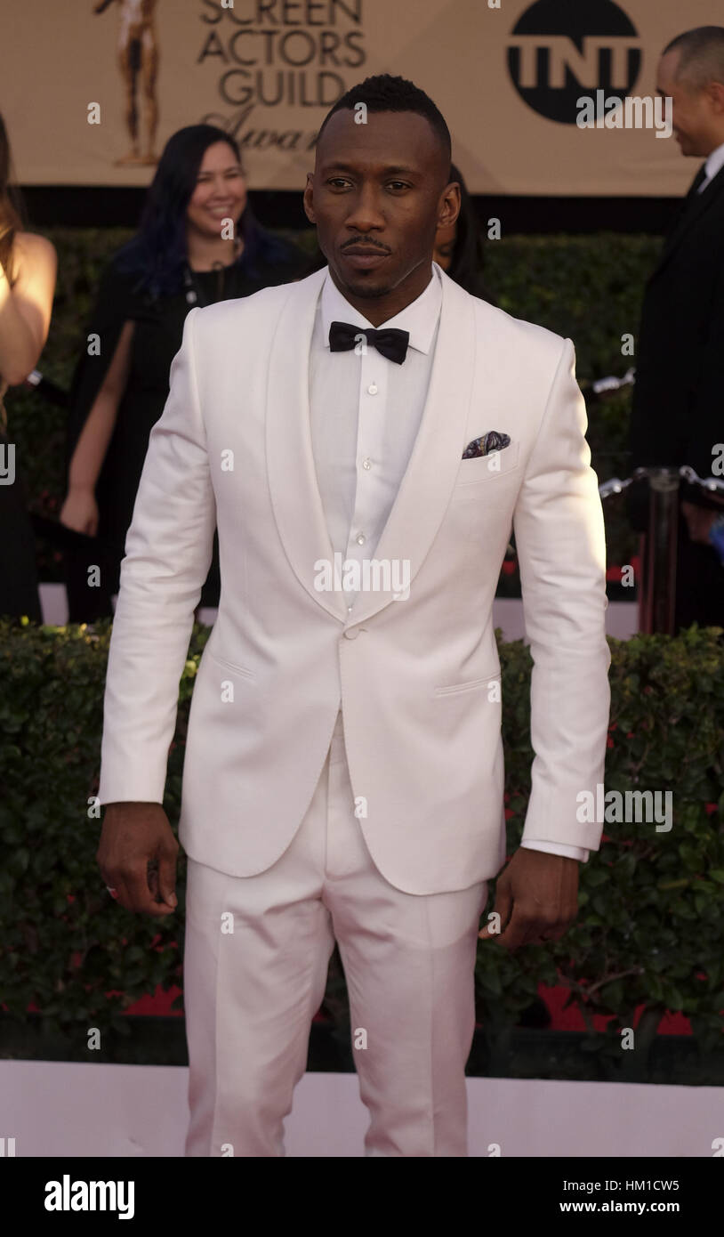 Los Angeles, USA. 29th Jan, 2017. Actor Mahershala Ali attends the 23rd ...