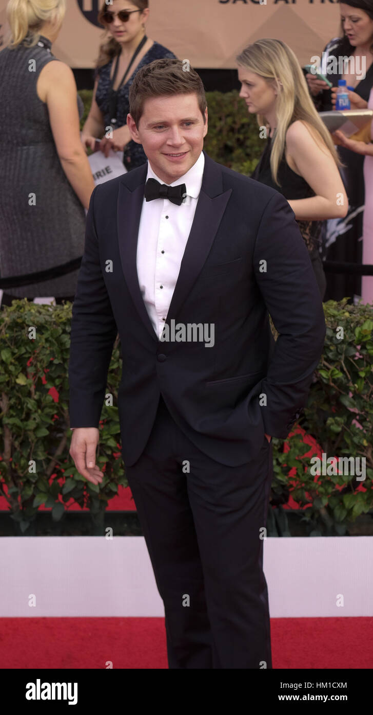 Los Angeles, USA. 29th Jan, 2017. Actor Allen Leech attends the 23rd ...