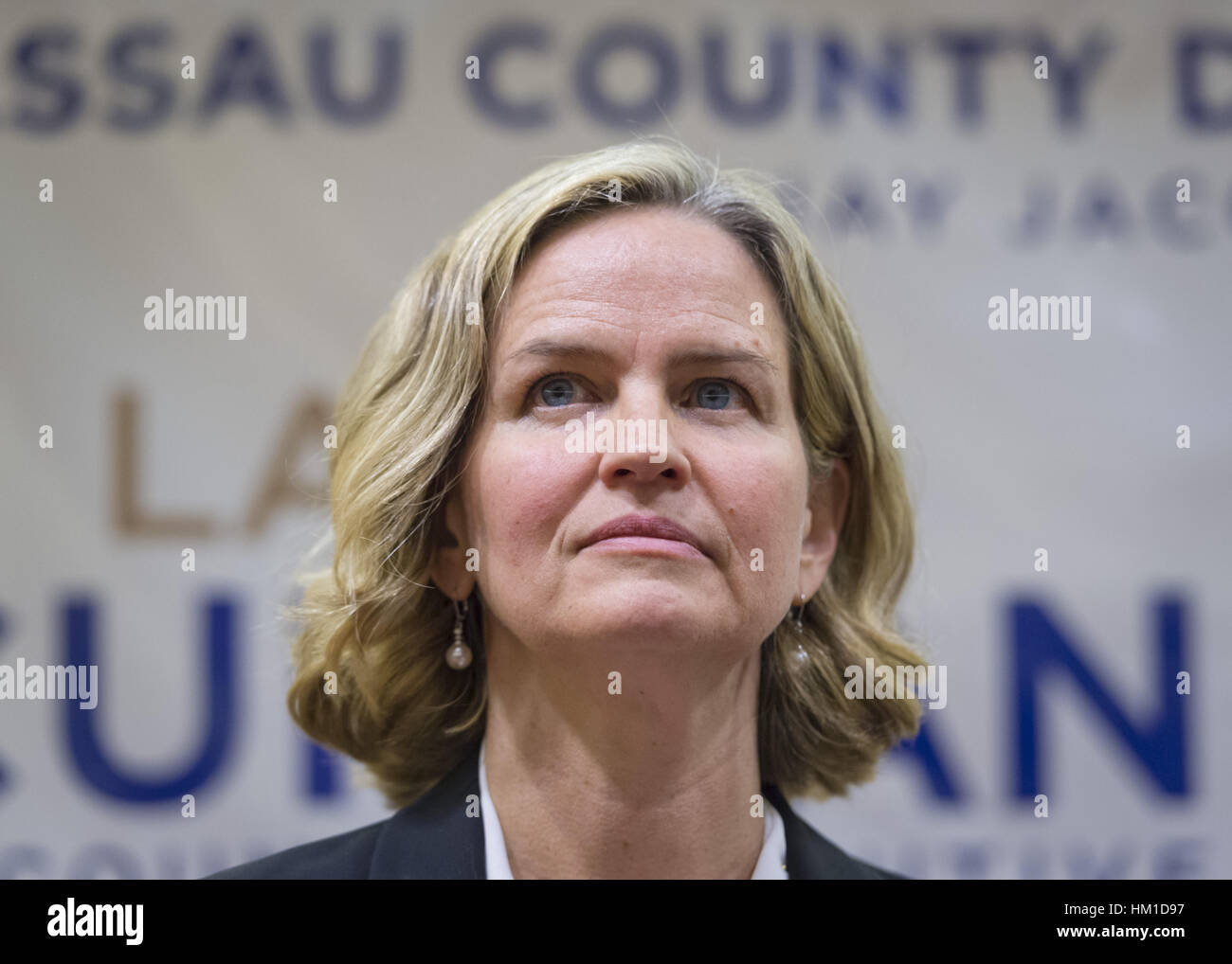 Uniondale, USA. 30th Jan, 2017. Nassau County Legislator Laura Curran ...