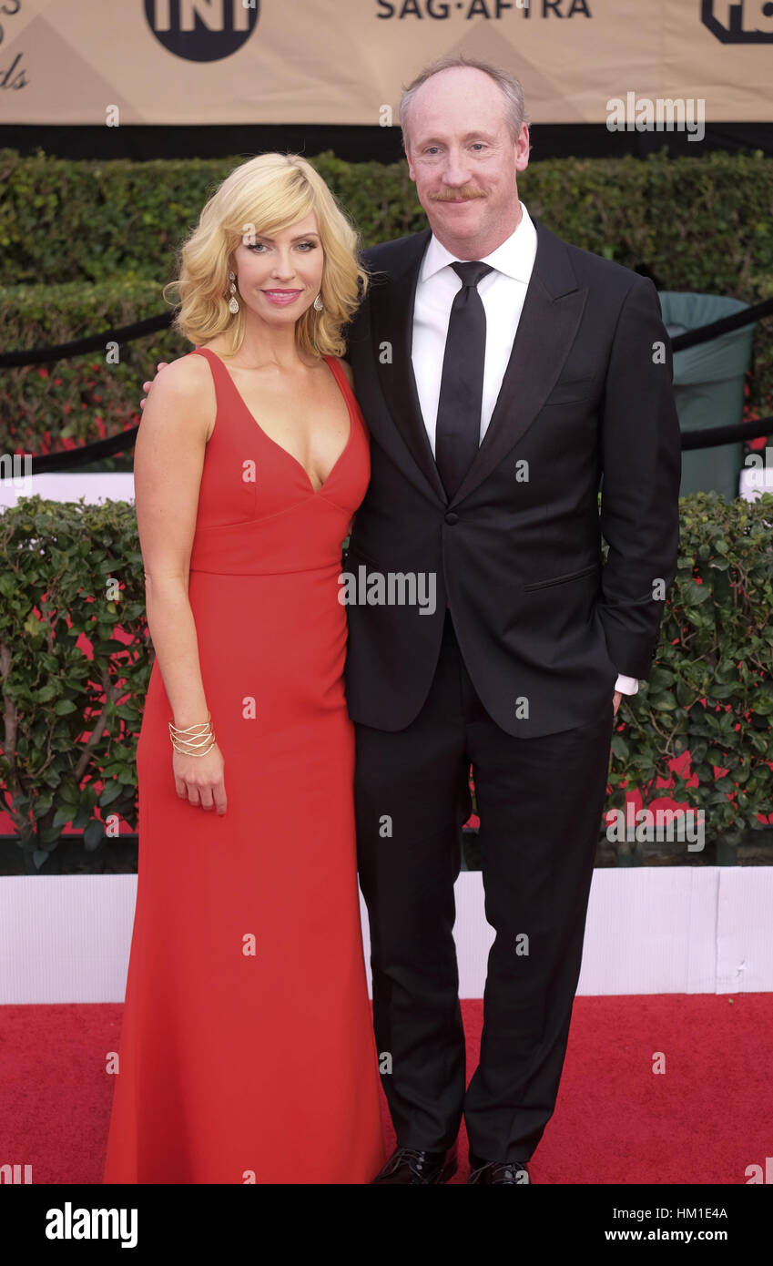 Los Angeles, California, USA. 29th Jan, 2017. Actor Matt Walsh (R) and ...