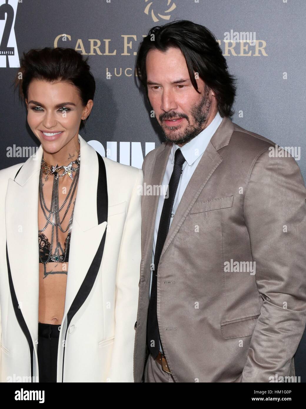 Los Angeles, CA, USA. 30th Jan, 2017. Ruby Rose, Keanu Reeves at ...