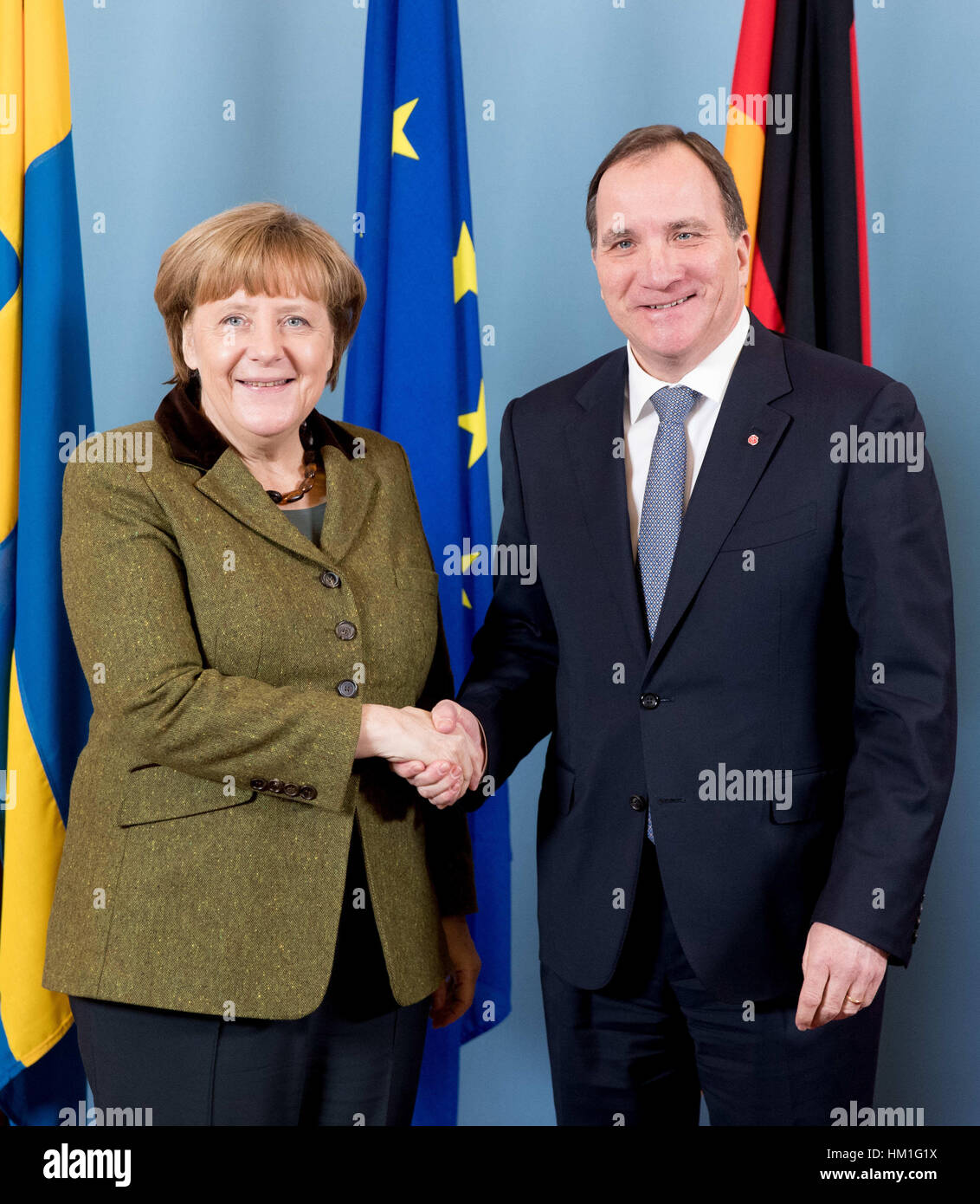 Stockholm, Sweden. 31st Jan, 2017. German chancellor Angela Merkel (CDU ...