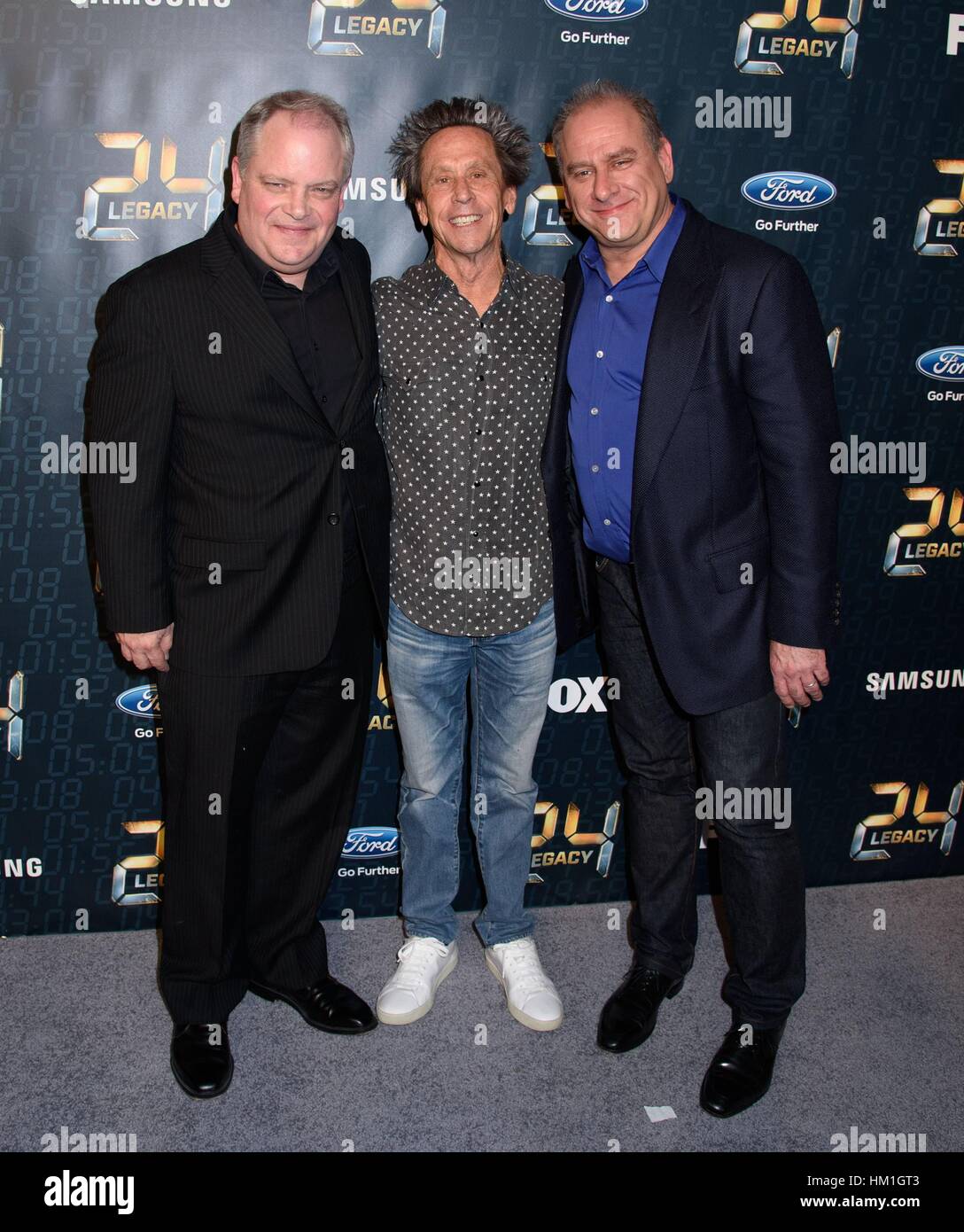 Manny Coto, Brian Grazer, Evan Katz at arrivals for 24: LEGACY Premiere ...