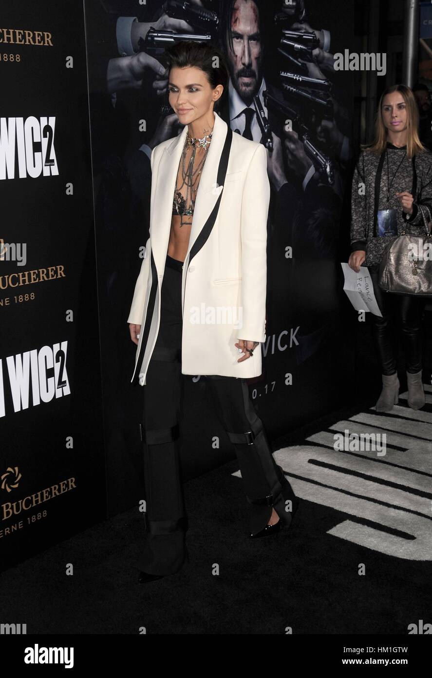 Los Angeles, CA, USA. 30th Jan, 2017. Ruby Rose at arrivals for JOHN ...