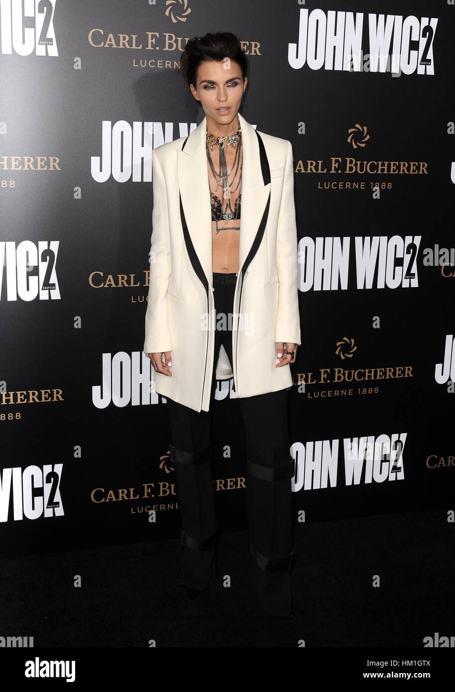 Los Angeles, CA, USA. 30th Jan, 2017. Ruby Rose at arrivals for JOHN ...