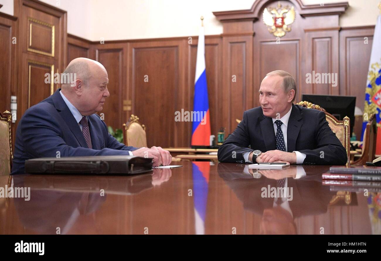 Moscow, Russia. 31st January 2017. Russian President Vladimir Putin ...