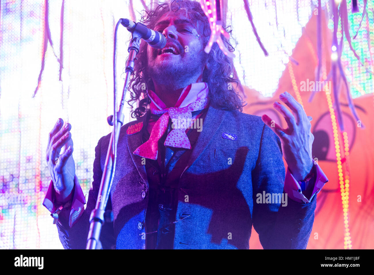 Milan, Italy. 30 January 2017. The American rock band THE FLAMING LIPS ...