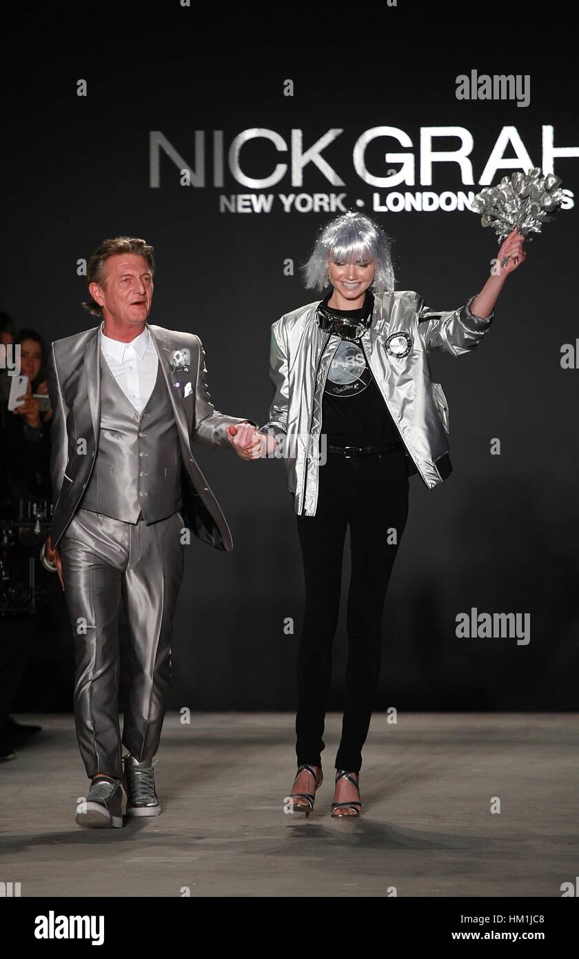 New York, NY, USA. 31st Jan, 2017. Nick Graham at Nick Graham NYFW Men ...