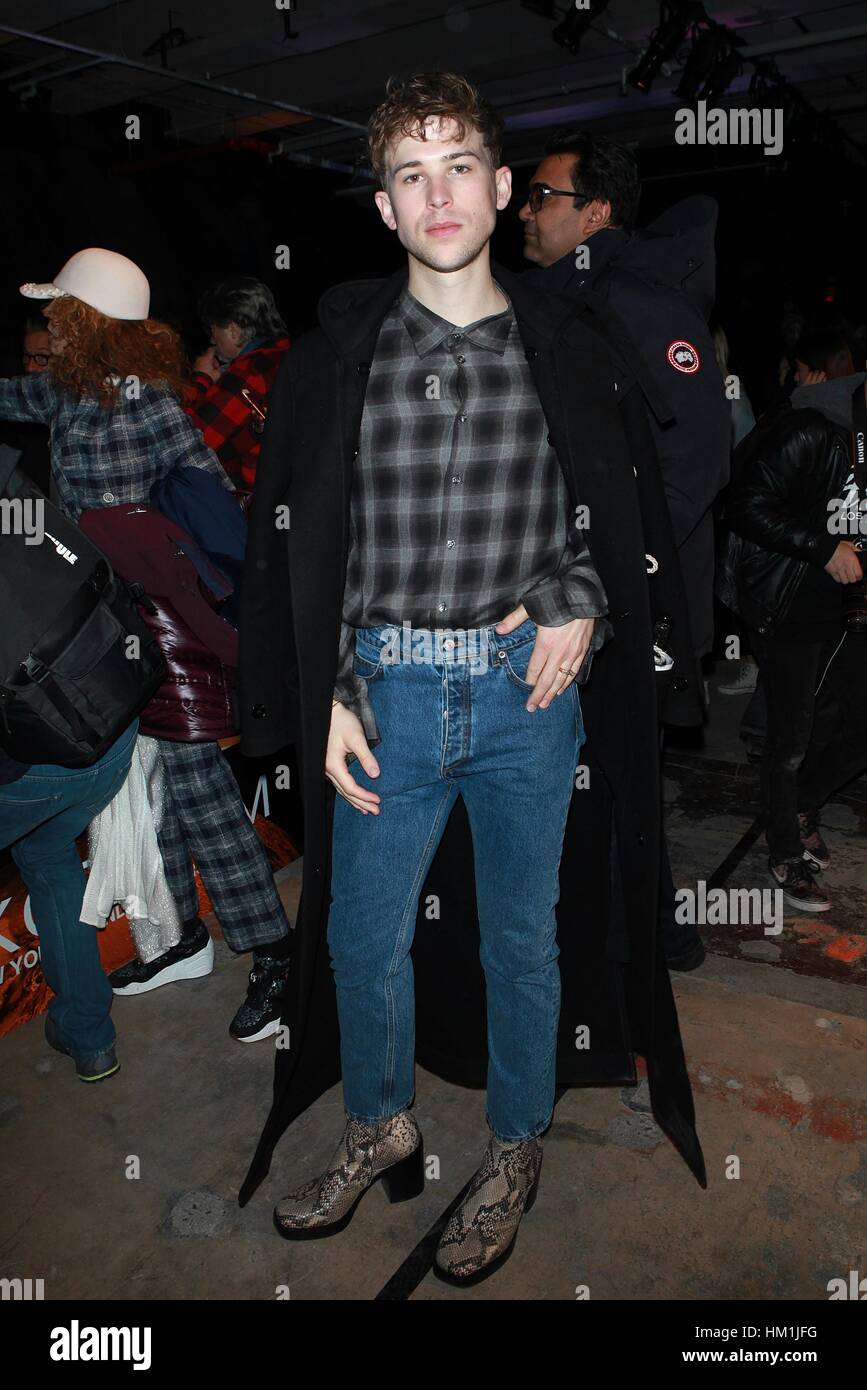 New York, NY, USA. 31st Jan, 2017. Actor Tommy Dorfman at Nick Graham ...