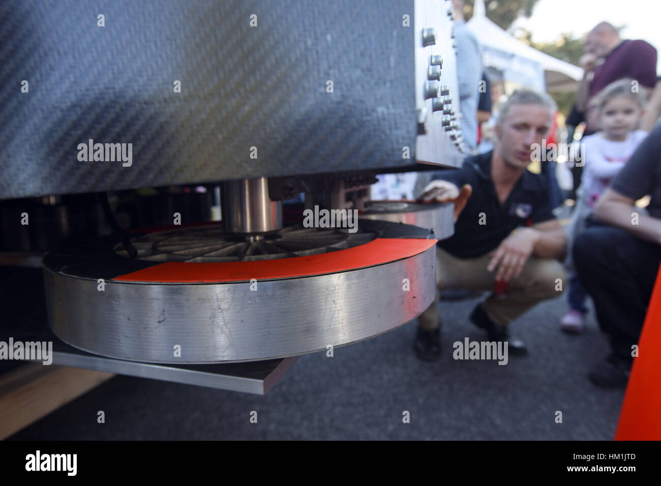 Hawthorne, CA, USA. 29th Jan, 2017. The forward propulsion system for ...