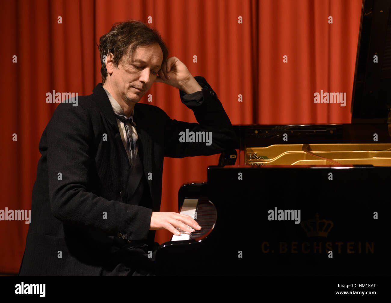 dpa-exclusive - The Duesseldorf composer and pianist Volker Bertelmann ...