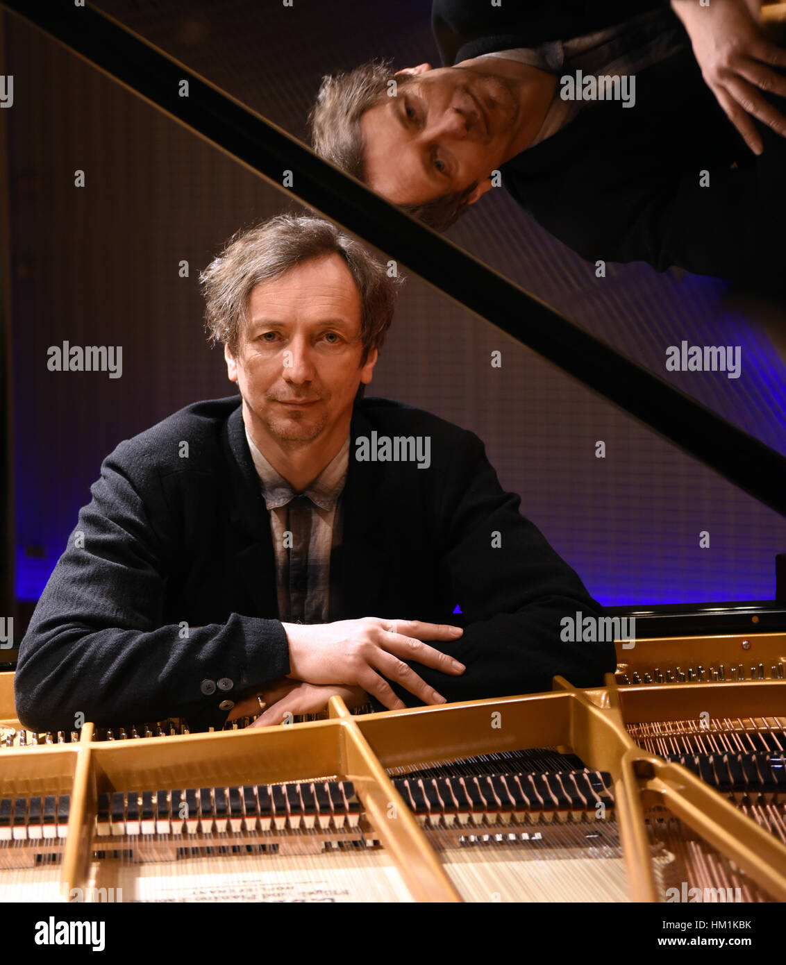 dpa-exclusive - The Duesseldorf composer and pianist Volker Bertelmann ...