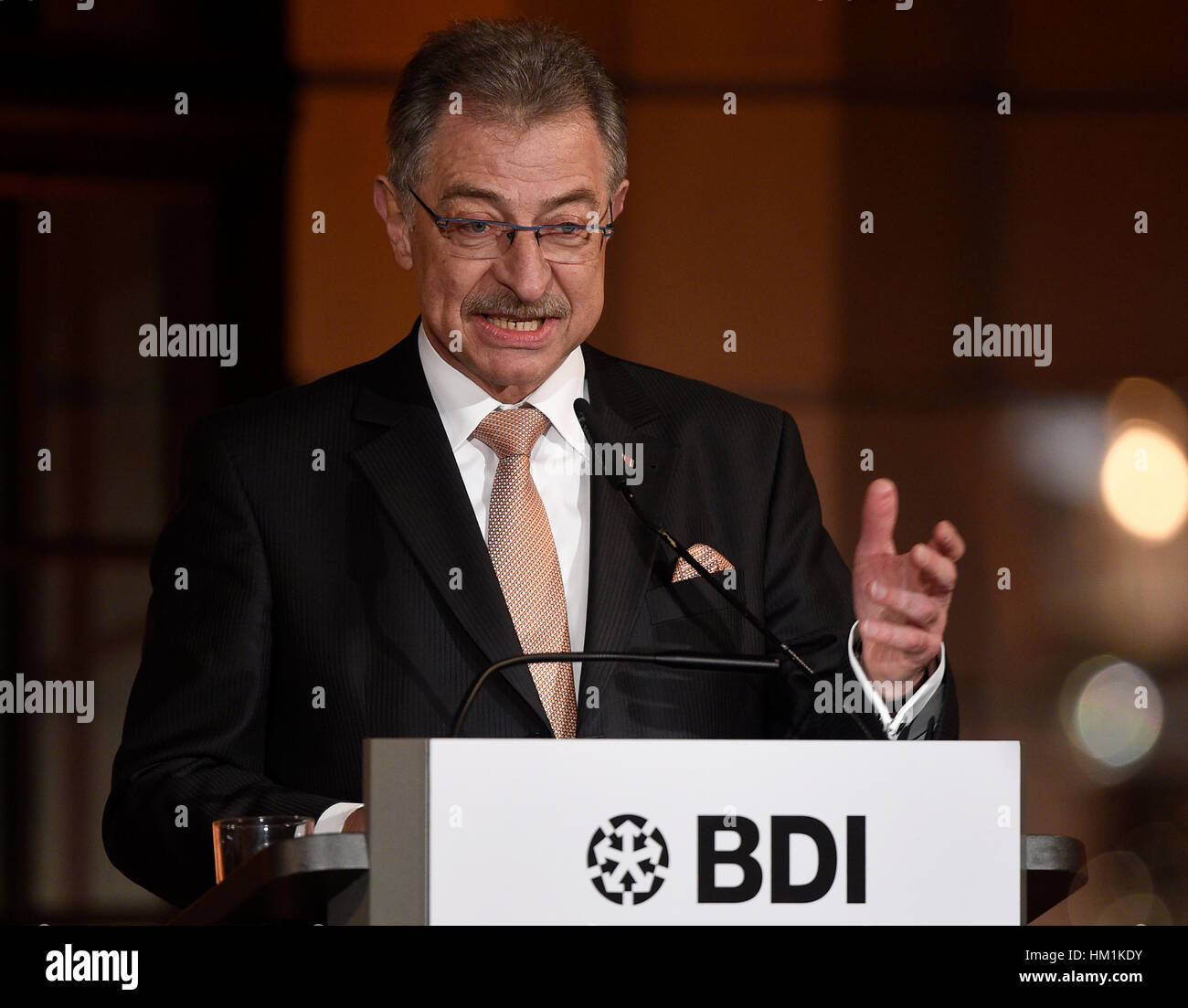 Berlin, Germany. 31st Jan, 2017. German Chamber of Commerce (BDI ...