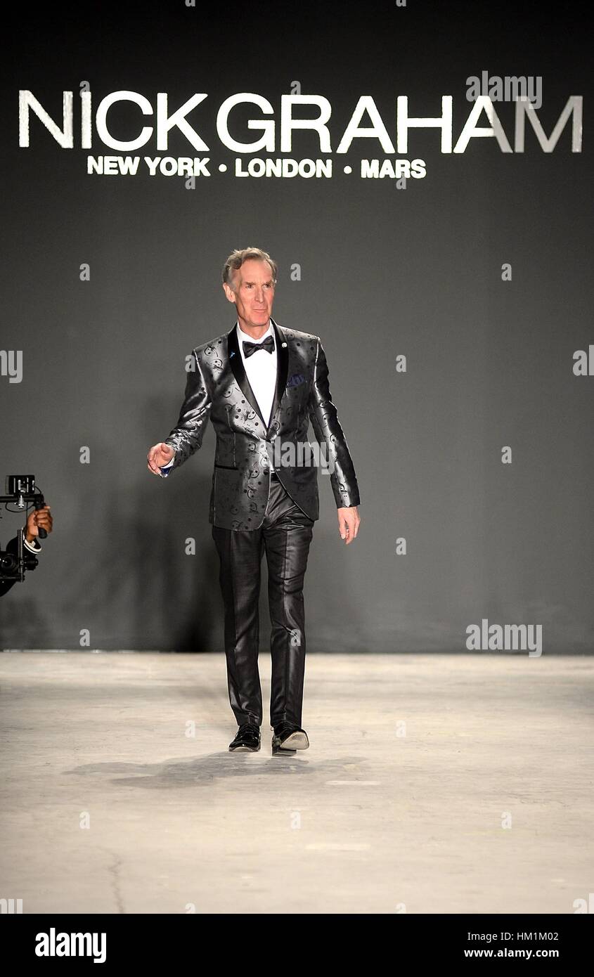 New York, USA. 31st Jan, 2017. Bill Nye in attendance for Nick Graham ...