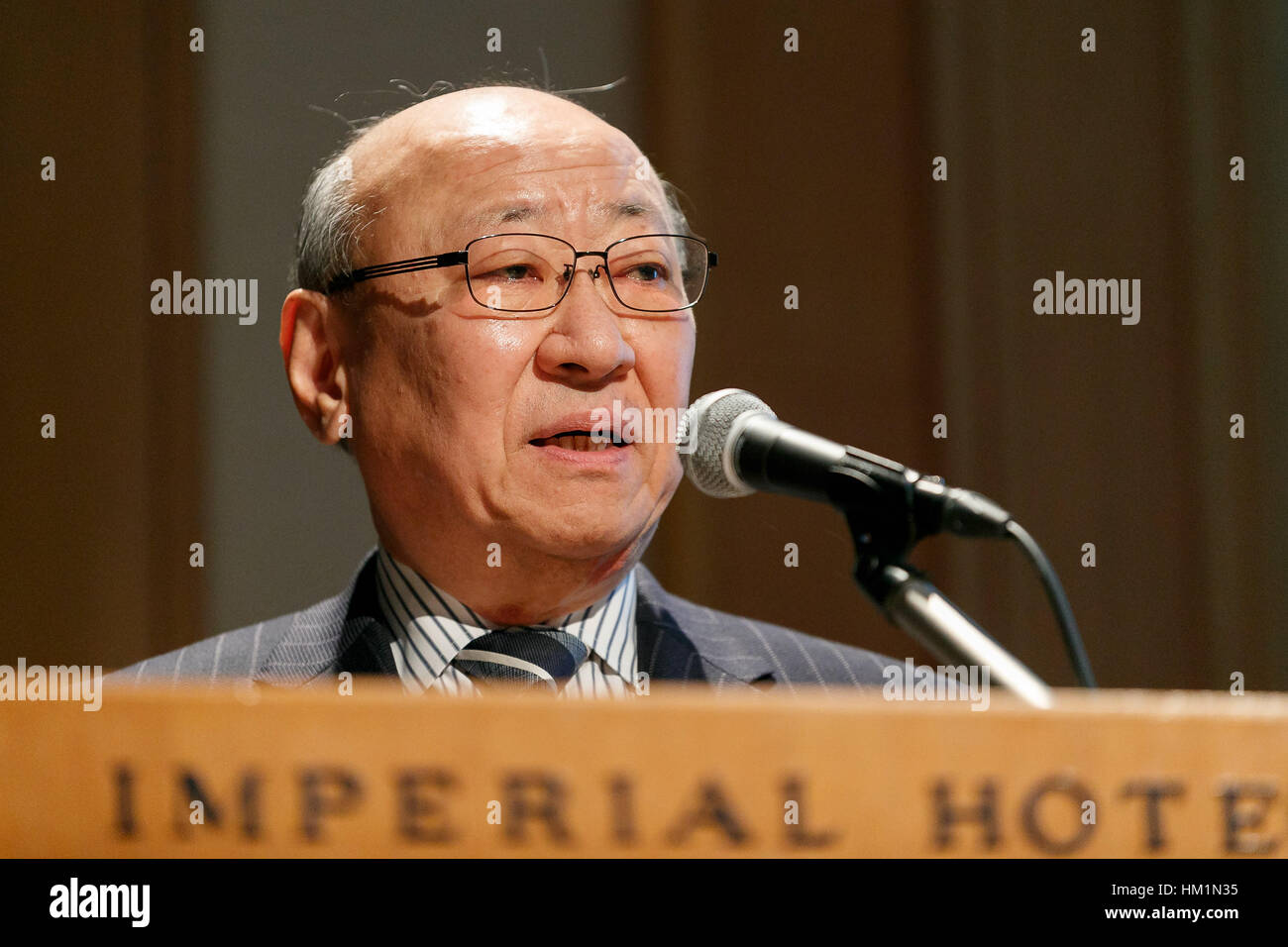 Tokyo, Japan. 1st Feb, 2017. Nintendo President Tatsumi Kimishima ...