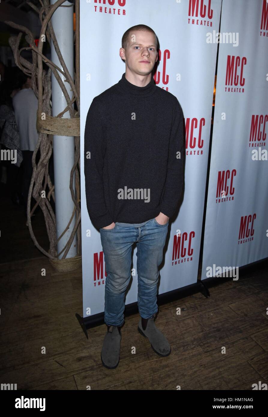 New York, USA. 31st Jan, 2017. Lucas Hedges at arrivals for MCC Theater ...