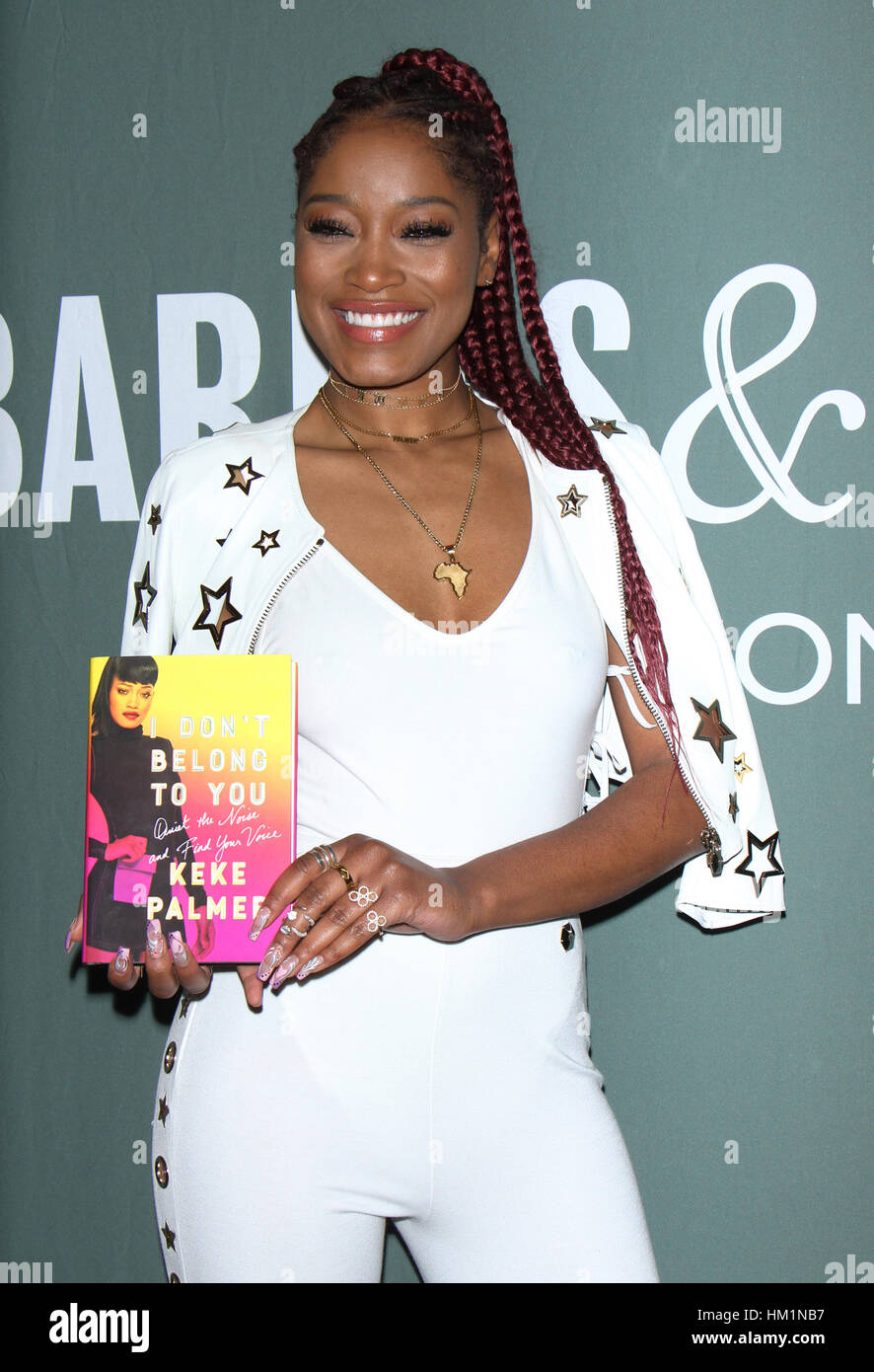 New York, USA. 31st Jan, 2017. Keke Palmer signs copies of her new book ...