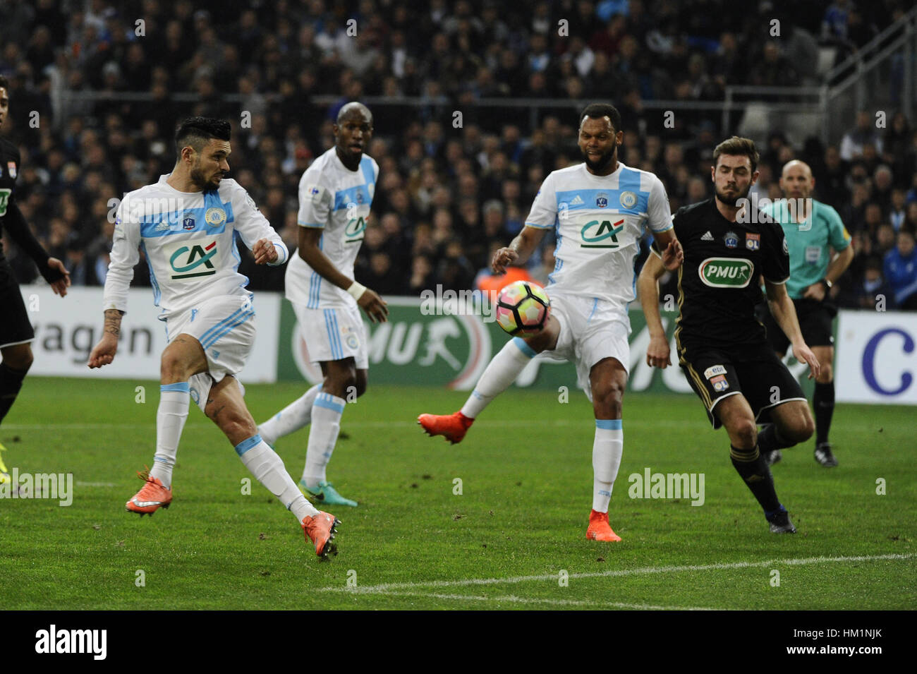 Marseille, France. 31st Jan, 2017. French Cup football, Marseille ...