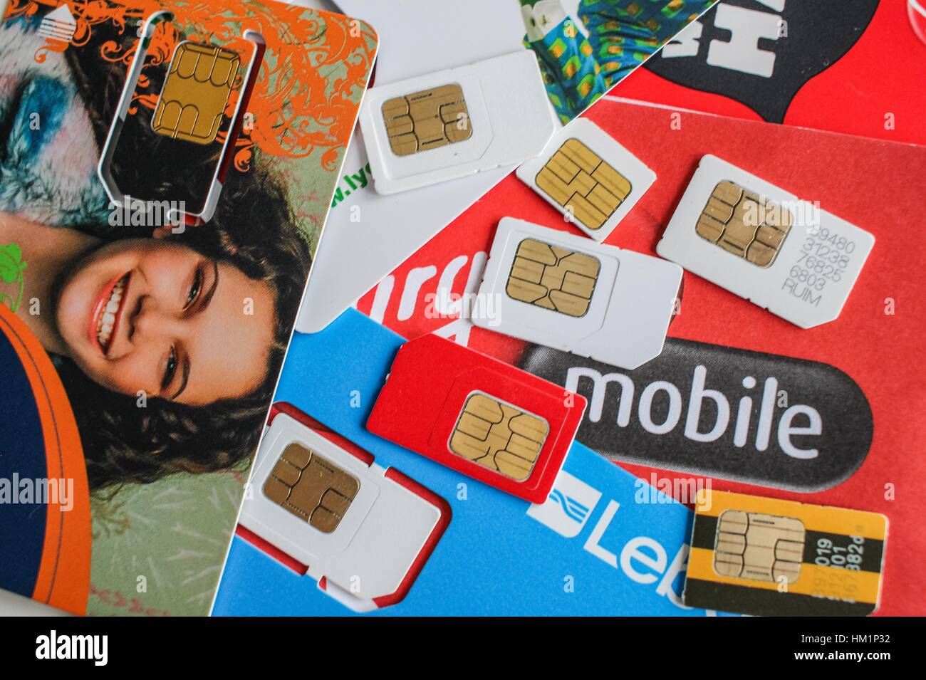 Poland sim card hi-res stock photography and images - Alamy